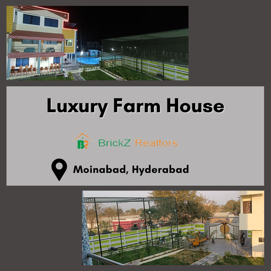BrickZ Realtors | Luxury Farm House-Moinabad-Hyderabad